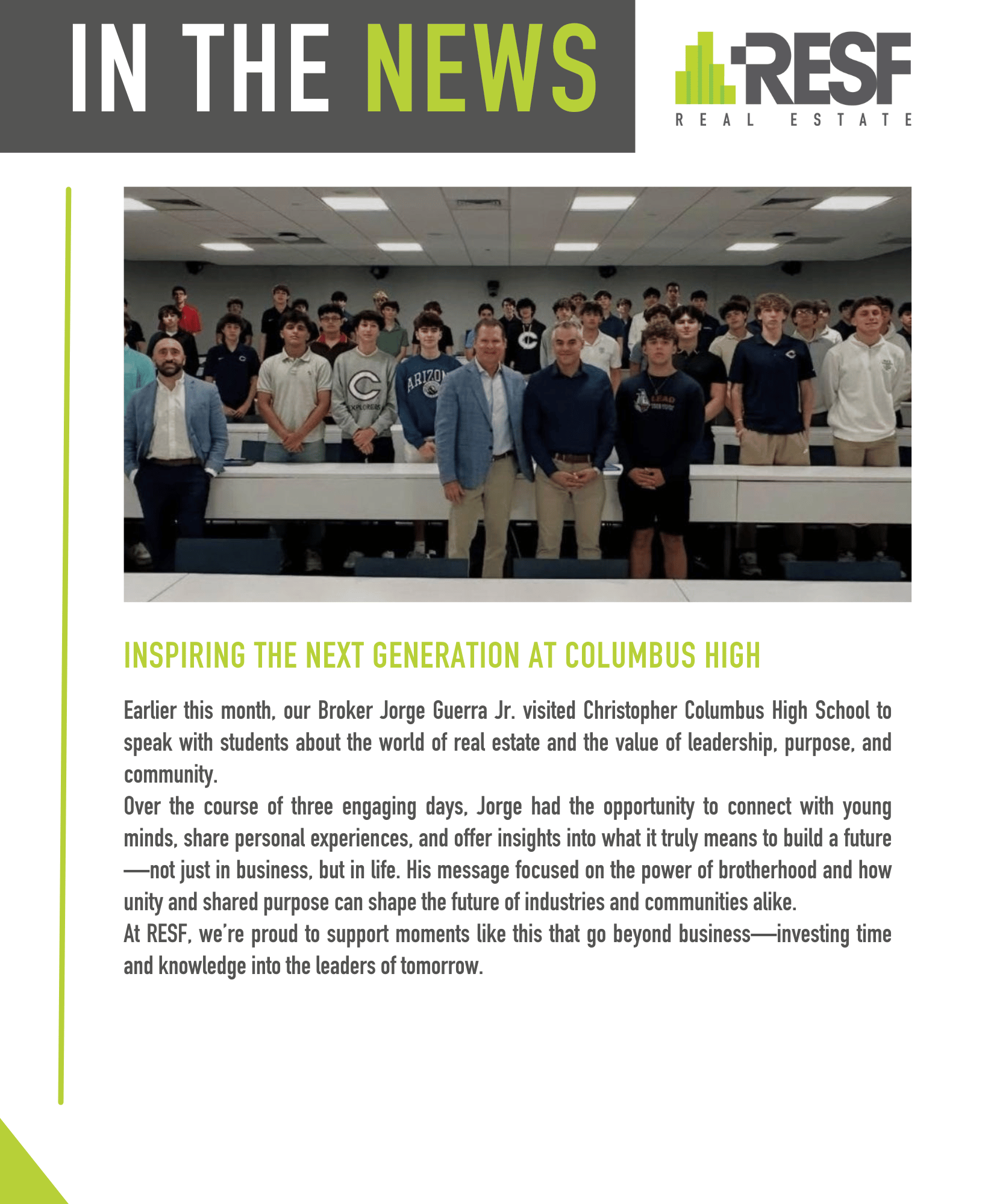 Empowering Future Leaders with ECAR - RESF RESF